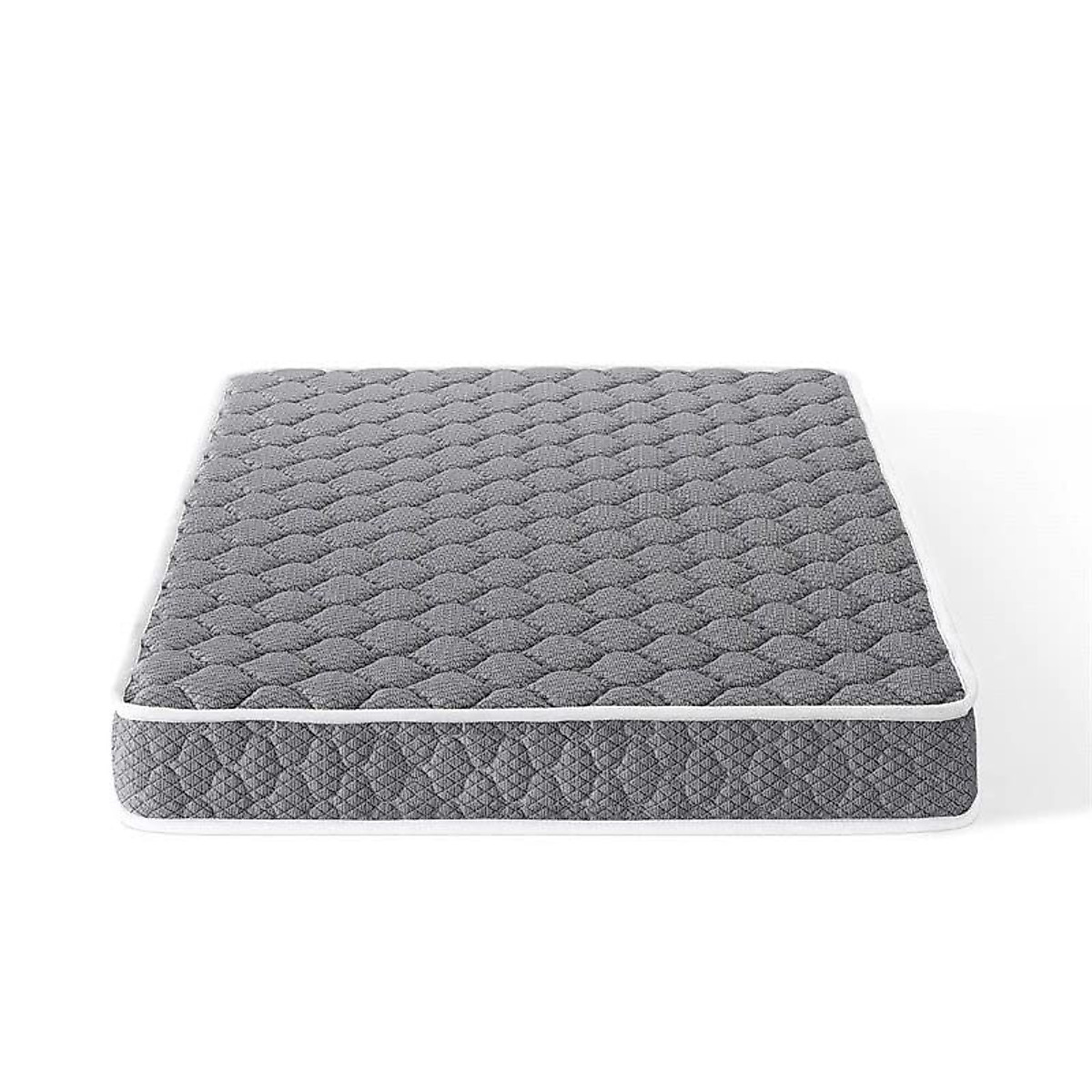 Allora Mila 6” Narrow Twin Mattress - Firm 6 Inch Twin Mattress in Grey