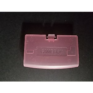 CLEAR PINK GAME BOY LOGO ADVANCE REPLACEMENT BATTERY COVER LID DOOR