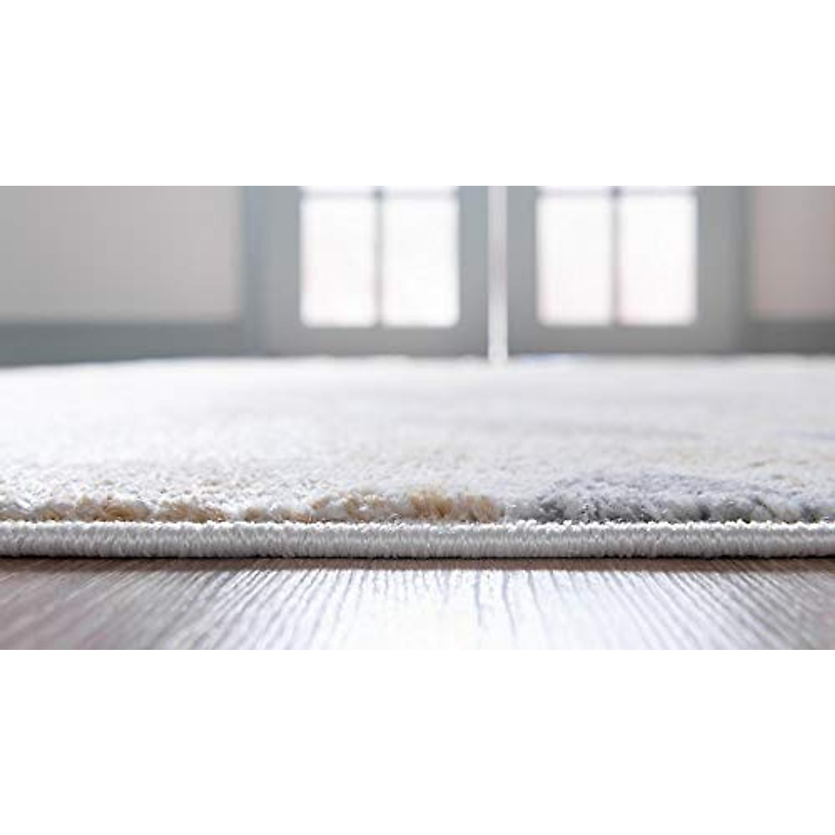 Rugs.com Charleston Collection Rug – 9' x 12' Yellow Low-Pile Rug Perfect for Living Rooms, Large Dining Rooms, Open Floorplans