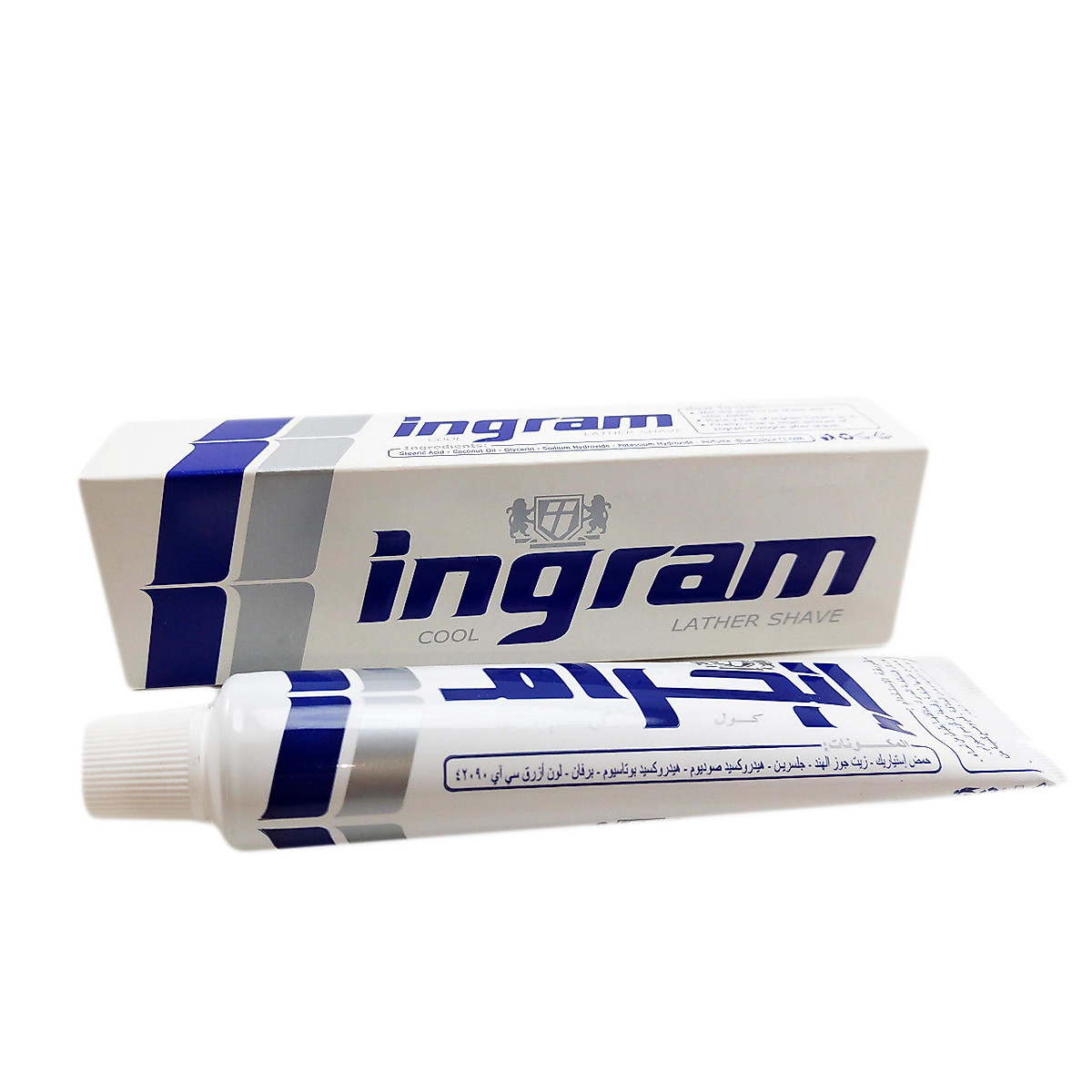 Ingram Cool Lather Shave Cream Tube 60 gm Men Toiletries Smoothing Shaving Skin (1 Pack / 60 gm)