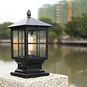 SANBDDLYY Outdoor Post Light Outdoor Column Lights Waterproof Pillar Lights Outdoor Lighting for Doorways, Yards, Porch, Patios, Hallways