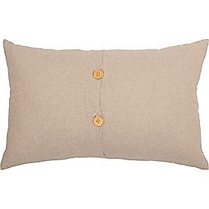 VHC Brands Sawyer Mill Red Farmhouse Living Pillow Bedding Accessory, 14x22