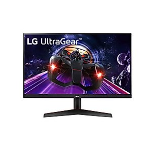 LG 24GN600-B UltraGear Gaming Monitor 24" Full HD (1920 x 1080) IPS Display, 1ms (GtG) Response Time, 144Hz Refresh Rate, AMD FreeSync Premium, HDR10, 3-Side Virtually Borderless Display,Black