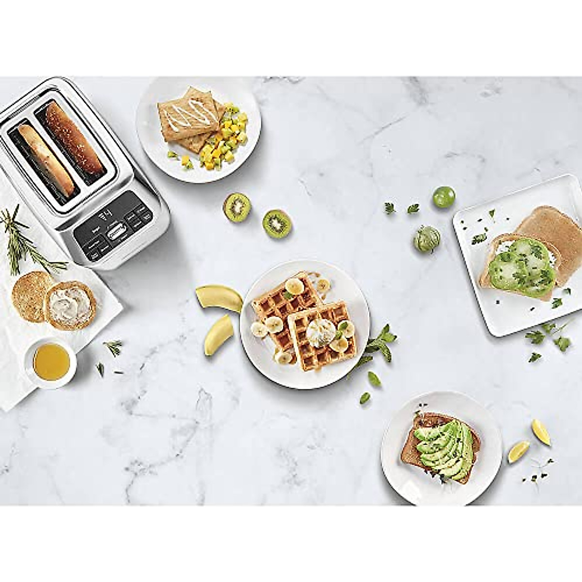 Cuisinart CPT-520 2-Slice Motorized Toaster, Stainless Steel/Black