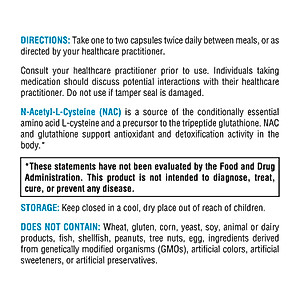 XYMOGEN NAC N-Acetyl-Cysteine 600mg - Cardiovascular, Antioxidant, Liver Detox + Immune Support Supplement - Supports Glutathione Synthesis - Non-GMO NAC Supplement (60 Capsules)