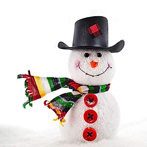 Skylety 8 Pieces Felt Top Hats Black Mini Top Hats Christmas Party Decoration for Your Snowman, Doll, or Other Craft Project