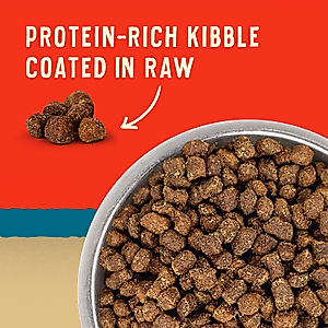 Stella & Chewy's Wild Red Dry Dog Food Raw Coated High Protein Wholesome Grains Ocean Recipe, 21 lb. Bag