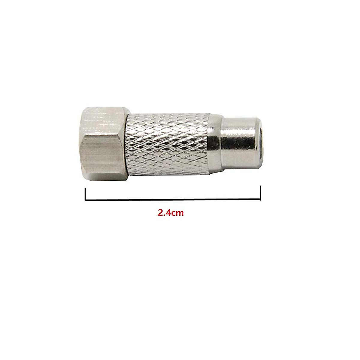 WICAREYO RF to Coax Adapter, 2PCS F Plug Female Adapter F Type Male Plug Coax to RCA Female Jack RF Video TV Connector for Atari 2600