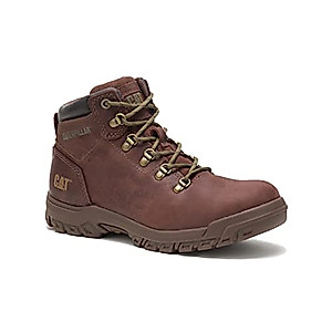 Cat Footwear Women's Mae Waterproof Steel Toe Work Boot, Cocoa, 8 Wide