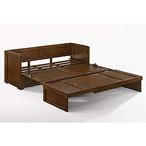 Night & Day Murphy Cube Cabinet Bed PRE-Assembled by SDS Cabinet Beds with 6" Memory Foam Mattress