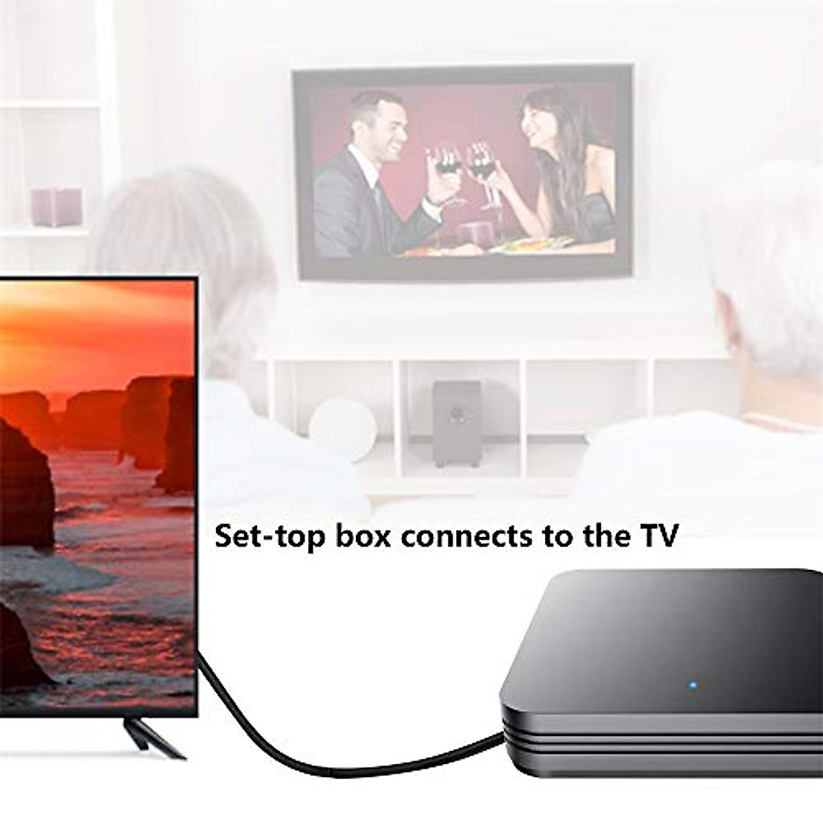 SinLoon Gold Plated High Speed 90 Angle Right HDMI Male to Left HDMI Male Adapter Cable Supports Ethernet, 3D and Audio Return (0.3M 2Pack LL-LL)