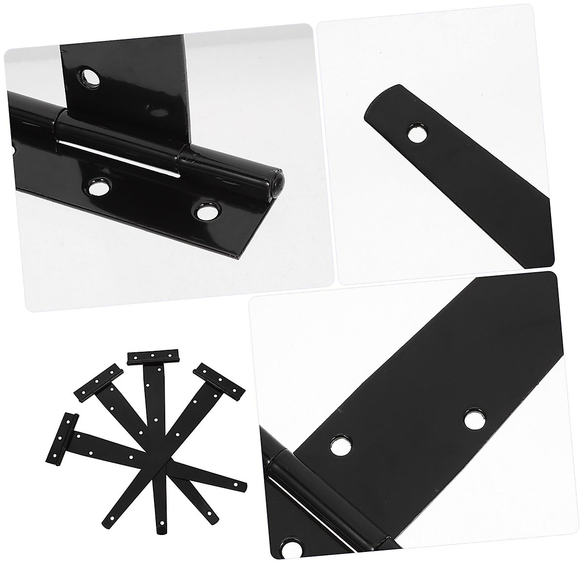 4pcs Gate Hinge T Shape Hinges Heavy Duty Hinges 8 Inches Door Hinges Furniture Hinges