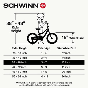 Schwinn Hopscotch Quick Build Kids Bike, 16-Inch Wheels, Smart Start Steel Frame, Easy Tool-Free Assembly, Teal