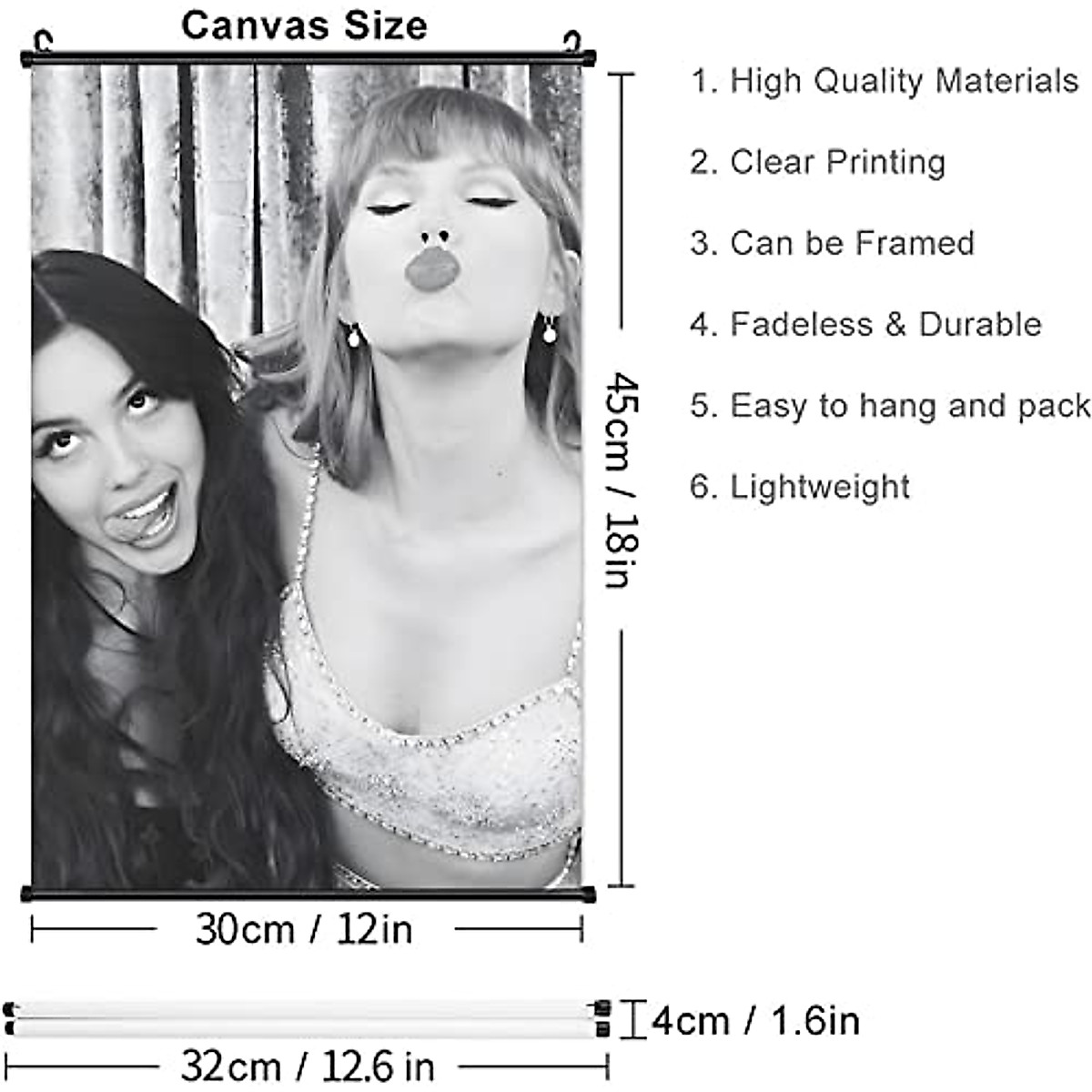 JINMEIXIANG Olivia Star Rodrigo Posters Canvas Poster Wall Art Decor Print Picture Paintings for Living Room Posters For Room Bedroom Decoration 12x18inch(30x45cm)