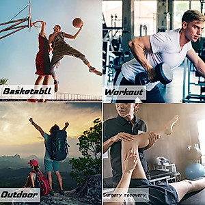 Deyeek Men's Tear Away Basketball Pants High Split Snap Button Casual Post-surgery Sweatpants with Pockets Navy Blue