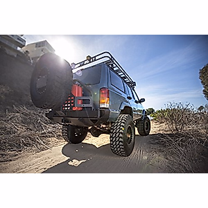 Smittybilt 76851 XRC Rear Bumper and Tire Carrier for 1984-2001 Jeep Cherokee XJ