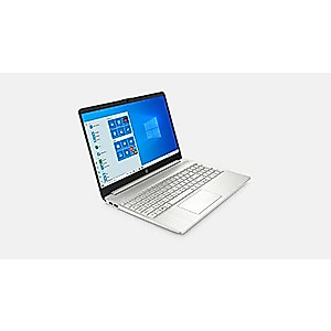 HP 15.6" FHD Touchscreen Laptop Computer, Intel Core i5 1035G1 (Beat i7-7500u), 12GB DDR4 RAM 256GB PCIe SSD WiFi Silver, Windows 10 Home, GOLDOXIS 32gb SD Card