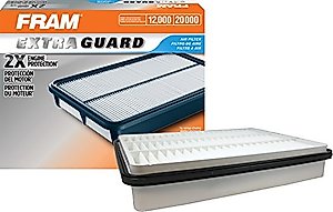 FRAM Extra Guard CA8918 Replacement Engine Air Filter for Select Lexus and Toyota Models, Provides Up to 12 Months or 12,000 Miles Filter Protection
