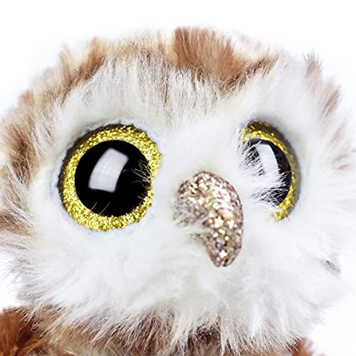 TY T36326 Percy BARN OWL-Beanie BOOS, Multicolored, 15 Cm