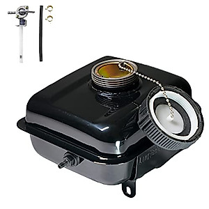 JMCHstore Gas Fuel Tank W/ Side Vent port for Coleman 98cc CK100 CK100-S SK100 Kids Go Kart, Screw on Fuel Tank for Realtree RTK100, Monster / Mega moto MAX MM-K100 ,154F 3.0 hp Engine Parts