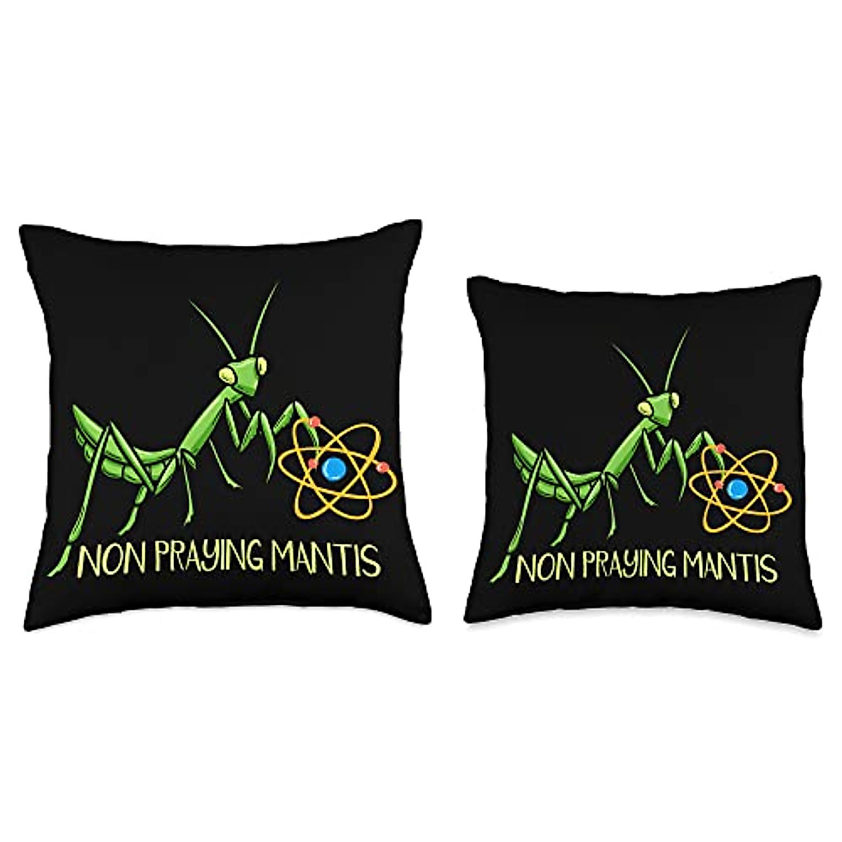 Praying Mantis Lover Insect Future Entomologist Future Entomologist Insect Whisperer Praying Mantis Science Throw Pillow, 16x16, Multicolor