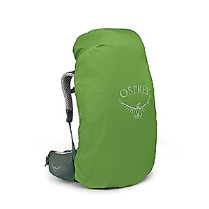 Osprey Aura AG LT 65L Women's Backpacking Backpack, Koseret/Darjeeling Spring Green, WM/L