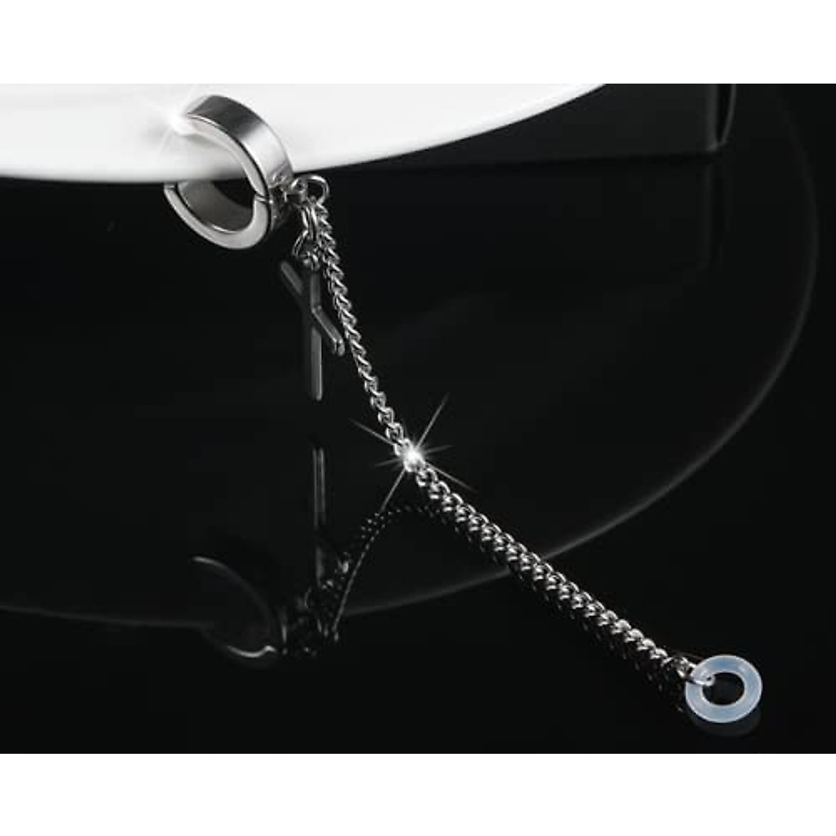 LRGKMCWTOB Anti-Lost Earrings Hook for Airpods AirPods Pro Anti Lost Ear Clips Pendant for Women and Men Earring Hanging Chain for Suitable for Hiking/Jogging/Running/Gym 1PCS (Ear Buckle)