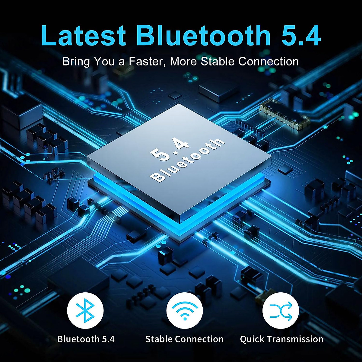 Friencity Bluetooth 5.3 Receiver for Speaker, Bluetooth Audio Receiver Adapter for Car Stereo Home Stereo Amp Wired Headphones, Hi-Fi Music Wireless AUX Adapter with 3.5mm RCA Jack, 20H Playtime