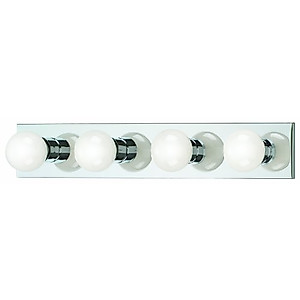 Thomas Lighting SL74024 Vanity Strips 4-Light Wall Lamp in Chrome, 4 1/4 h x 24 w x 2 1/8 ext