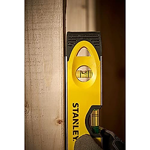 Stanley 0-43-511 Spirit level "Torpedo" of plastic/aluminum, Black
