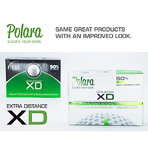 Polara Ultimate Straight Premium Golf Balls | Hook and Slice Correction | Handicap Range 12+ | Perfect for Recreational Golfers | 1 Dozen (12-Balls) | 2pc Construction of Central Core and Outer Cover