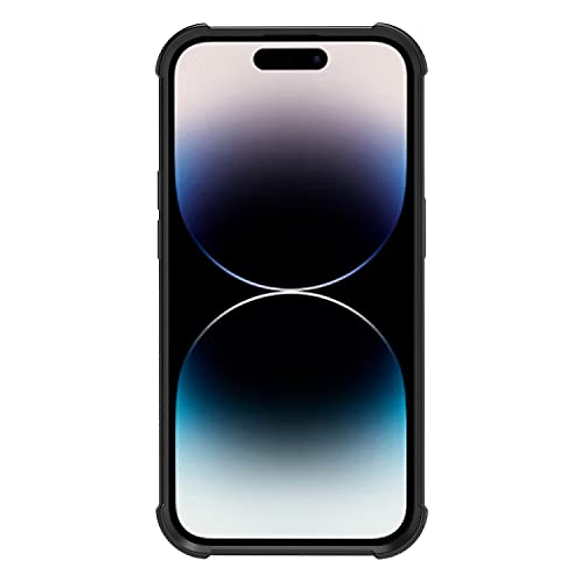 Tnarru Compatible with iPhone 14 Pro Case American Flag Pattern Hard PC Back and Soft TPU Sides Scratchproof Shockproof Protective Case for iPhone 14 Pro -Black