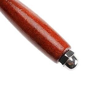 LuckyHigh 2 Type Nylon Hammers Leather Carving Mallets Wood Handle for DIY Stamping Sew Leather Cowhide (2 Pack)