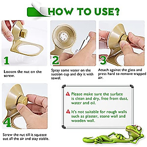 Fischuel Reptile Feeder Chameleon Lizard Feeding Cup with Suction Cup Gecko Transparent Fodder Container, Comes with 6 Packs Plastic Bowls(Adjustable Spiral Arms)