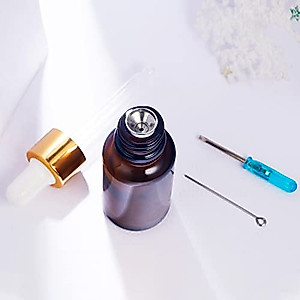 Mini Funnel Set for Urn Jeweley - Stainless Steel Funnel Filler Kit for Urn Keepsake Cremation Jeweley Ashes Pendant Necklace Funnel for Filler Perfume Bottle (B)