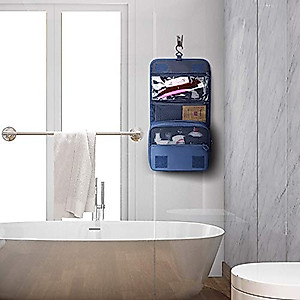 VOCUS Hanging Toiletry Bag for Men and Women Travel Portable Bathroom Toiletry Storage Bags Waterproof Cosmetics Makeup and Toiletries Organizer Kit with Hook