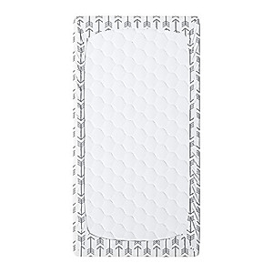 Crib Sheets for boy Girl - 100% Cotton Fitted Crib Sheet Set - Perfect for Baby Boys, Fits Standard Toddler Mattress (Gray Arrows)