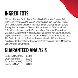 Nulo Dog Signature Stew Chicken, Duck, & Pumpkin in Broth, 6 Ounce, Pack of 16