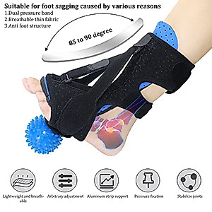 CUCUFA Plantar Fasciitis Night Splint, Plantar Fasciitis Relief Brace Foot Support for Plantar Fasciitis Treatment Heel Achilles Tendonitis Pain Relief for Men Women (Pink)