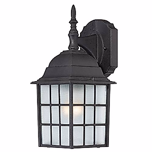 Nuvo 60/3482 One Light Outdoor Wall Mount, Black