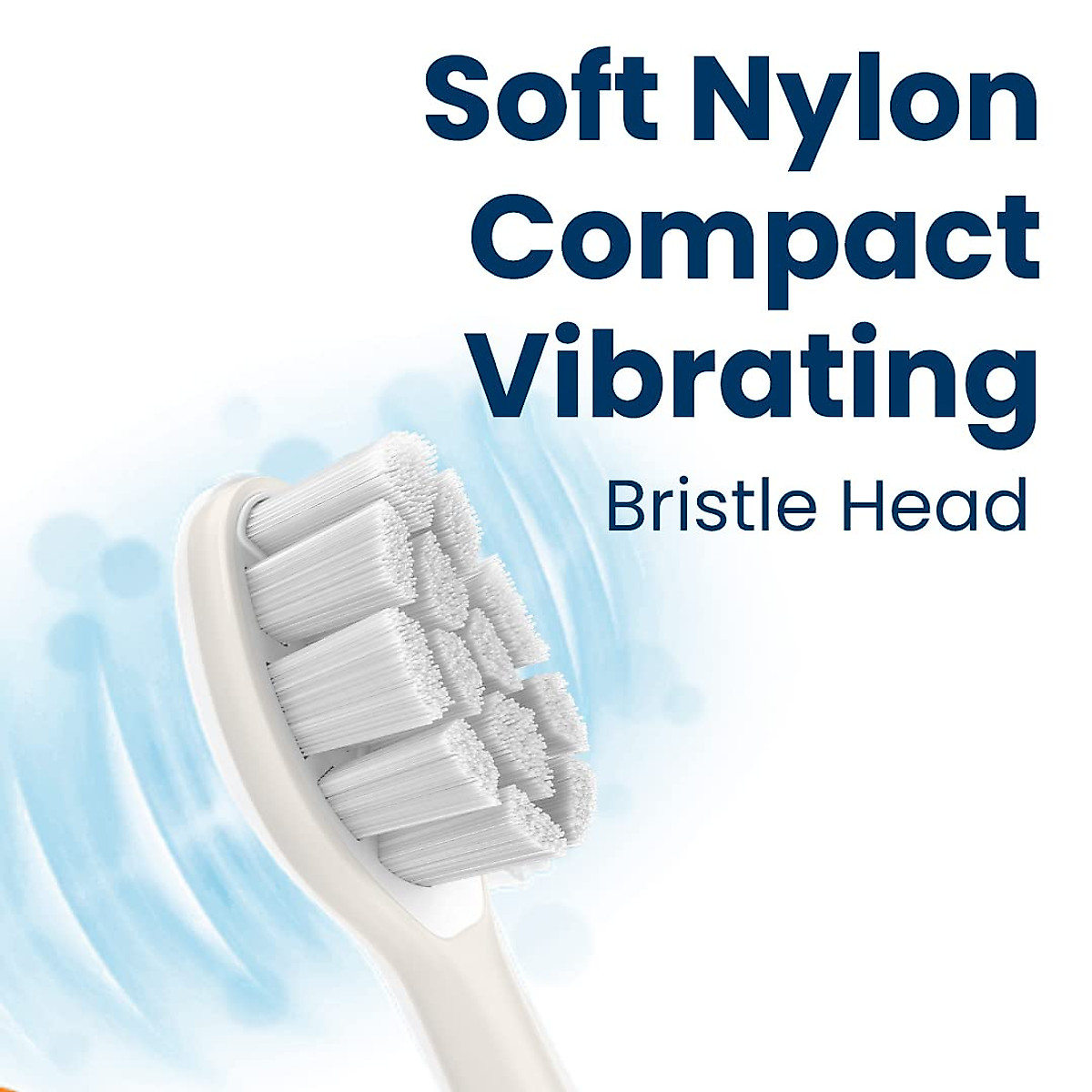 Zimba Whitening Replacement Brush Heads Compatible with Philips Sonicare Toothbrush with Click-On Handles, 3 Pack Replacement Heads, Eco Brush Heads Made from Plants