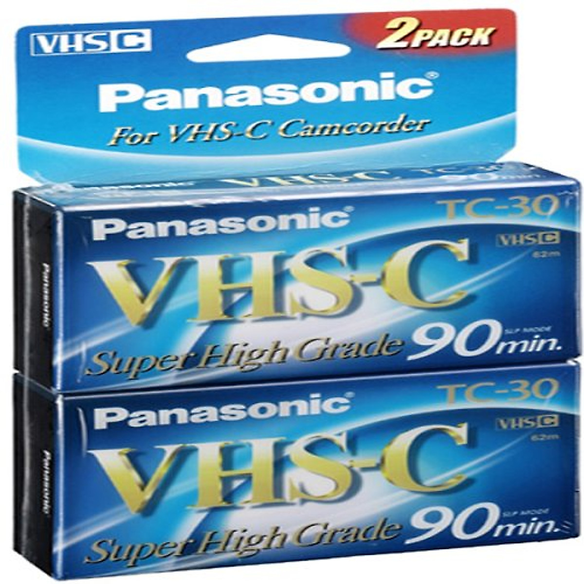 Super High-Grade VHS-c Videocassette(2 pk.)