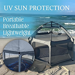 Barton Moore Pop Up Baby Play Pen: Large Portable Play Yard for Babies and Toddlers, Ideal for The Beach, Camping, RV Indoor and Outdoor Use, Compact, Lightweight and Packable for Travel.