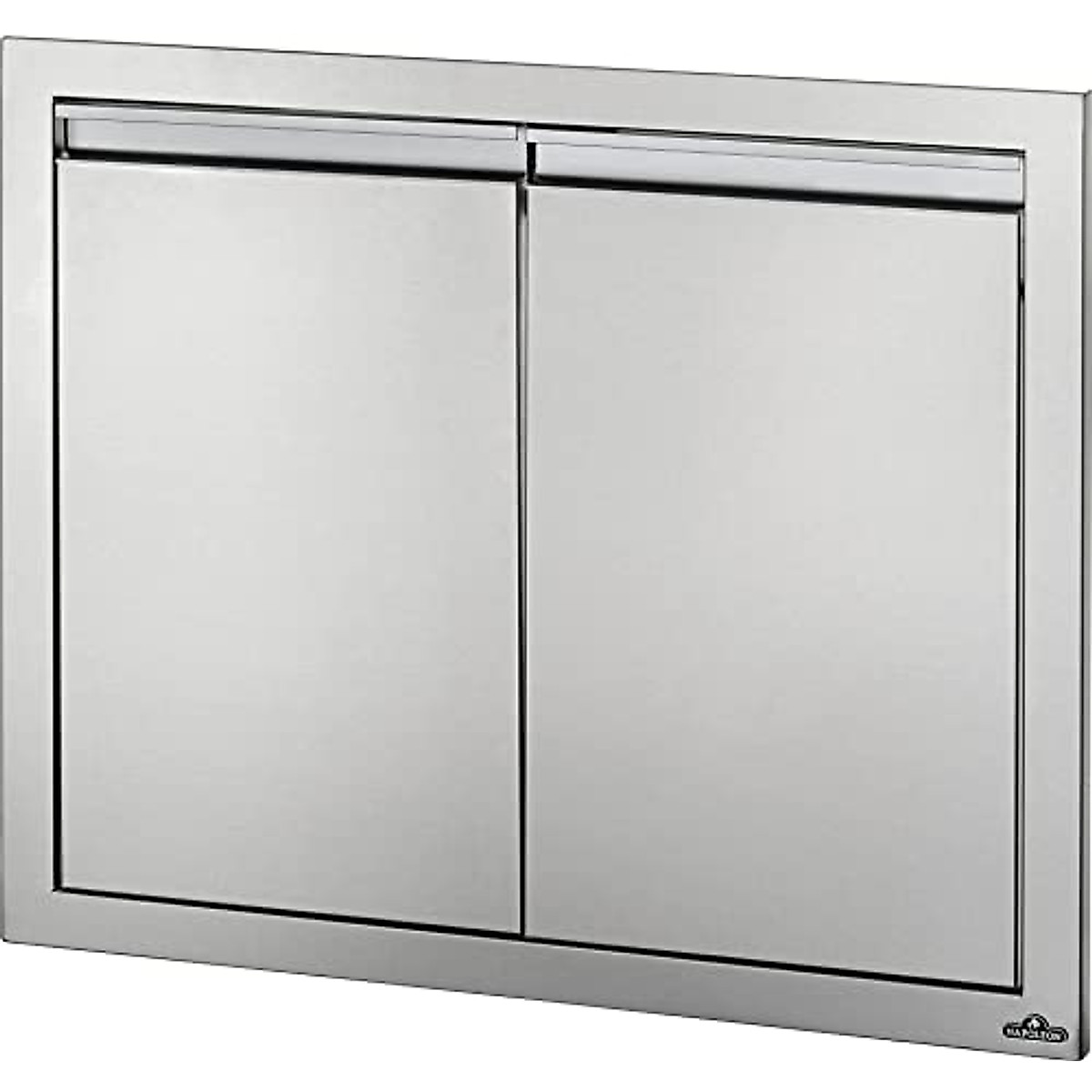 Napoleon Built-in Component - BI-3024-2D - Double Door, Stainless Steel, 30-inches Wide by 24-inches Tall, Durable Anodized Aluminum Handles, Soft Close Hardware, Napoleon Stamp Detail
