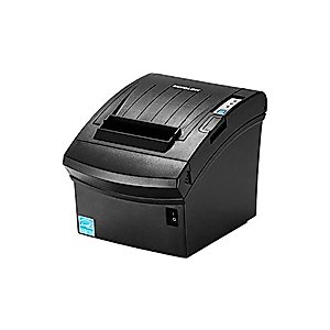 Bixolon SRP-350PLUSIIICOSG Thermal Printer with Power Supply and USB Cable, Serial/USB/Ethernet, Black (Renewed)