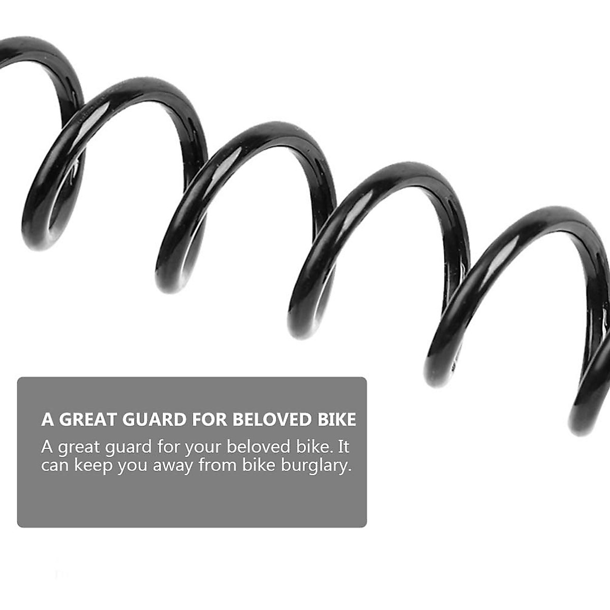 BESPORTBLE 1 Pc Cable Lock Bike Lock Spiral Lock Cycle Lock Password Lock Iron Sliding Lock Cable Helmet Locks for Motorcycles Bike Security Lock Pendant Steel Wire Steel Cable Child