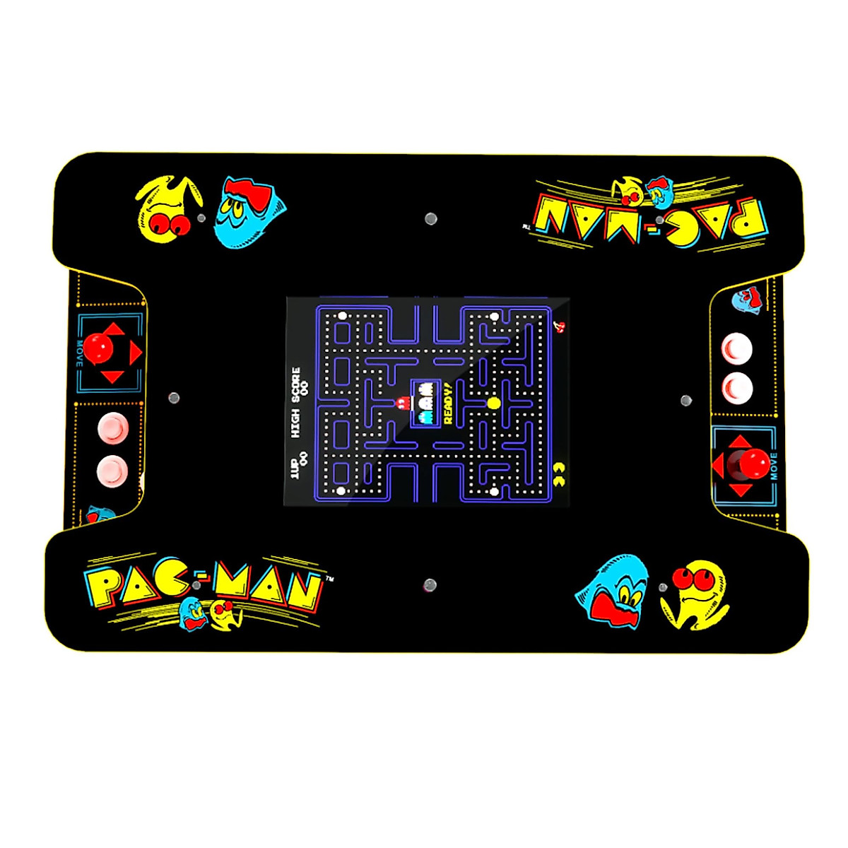 Arcade1Up PAC-MAN Arcade Game Table, Full Home Machine, Black Series Edition