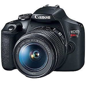 Canon EOS Rebel T7 DSLR Camera 24.1MP with EF-S 18-55mm Lens + A-Cell Accessory Bundle ludes: 2 Pack SanDisk 32GB Memory Card + Backpack + Slave Flash + Much More (Renewed)