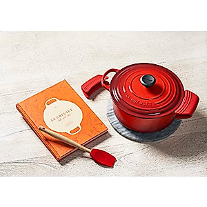 Le Creuset Silicone Set of 2 Handle Grips, 5" x 2 1/2" each, Cerise