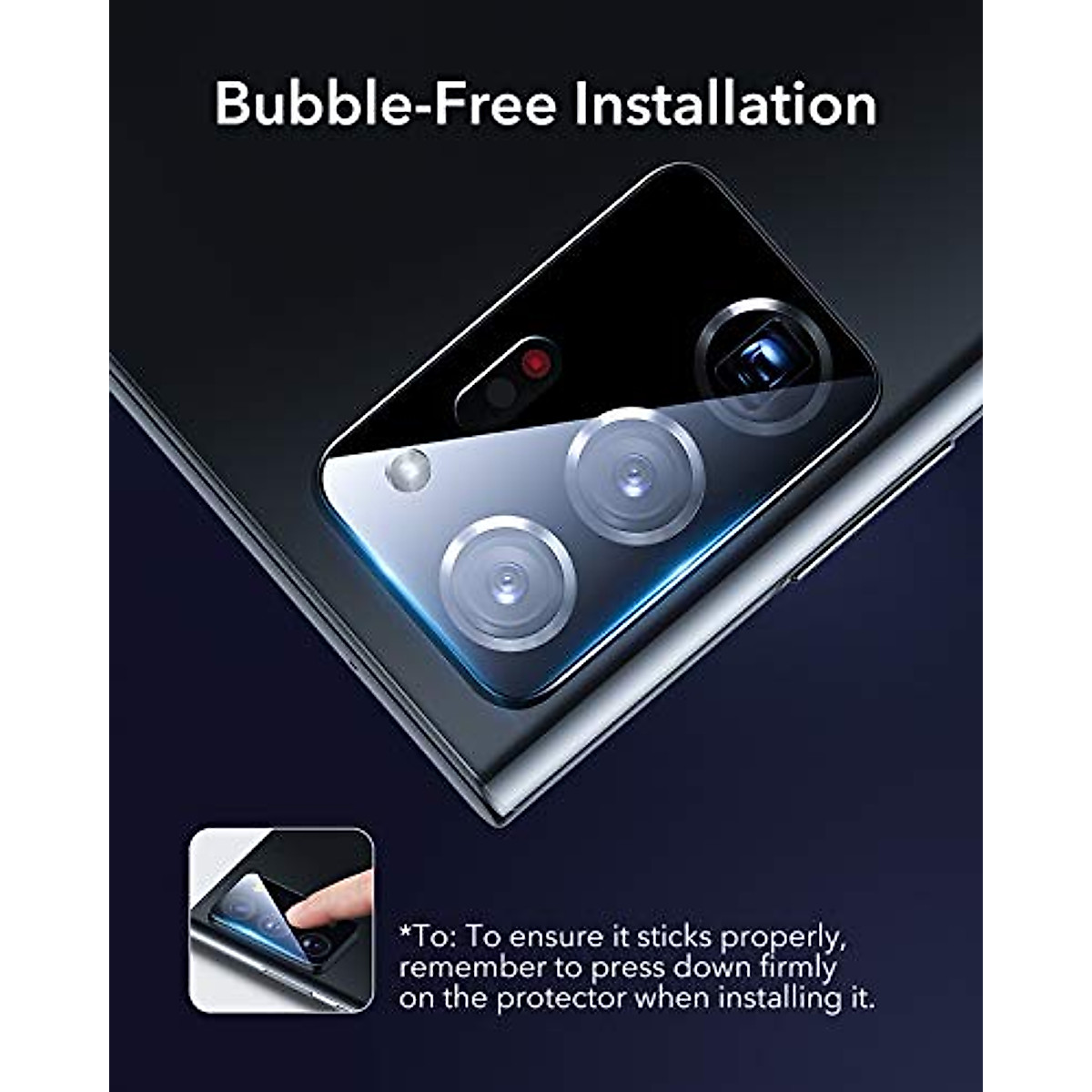 ESR Camera Lens Protector Compatible with Samsung Galaxy Note 20 Ultra [Scratch-Resistant] [Fingerprint-Resistant] [Ultra-Thin] Tempered Glass Camera Protector for Galaxy Note 20 Ultra, 2-Pack